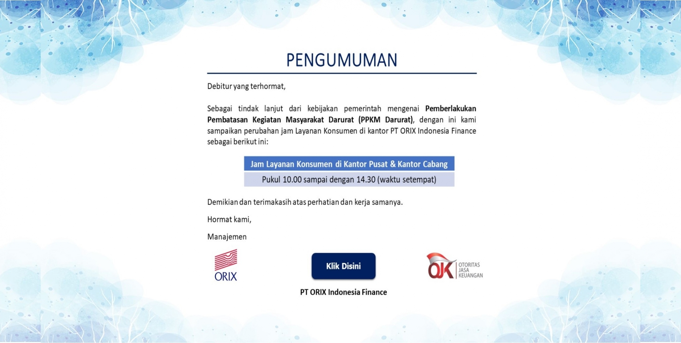 PT. ORIX Indonesia Finance